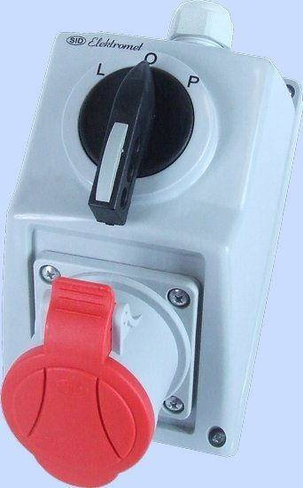 Zestaw instalacyjny siłowy lewo/prawo gniazdo 32A 4P | Skonieczni24.pl